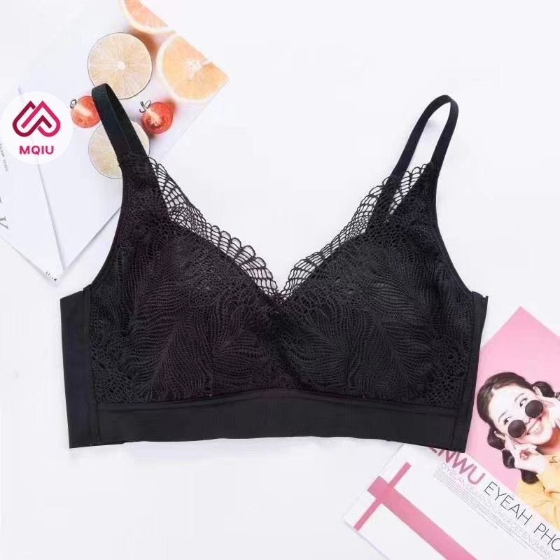 Jual MQIU - Bra Renda Bigsize Bergesper Sport Push Up Bra Wanita Sexy ...