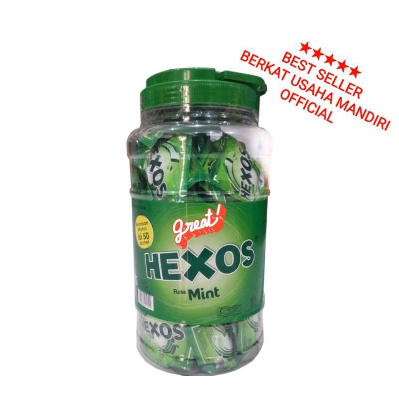 Jual Permen HEXOS 50 Sachet isi 5 butir | Shopee Indonesia