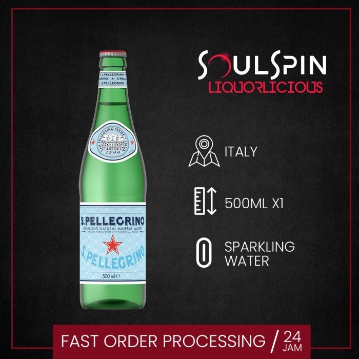Jual San Pellegrino Sparkling Mineral Water 500ml ( Khusus Instan - Only Instant Delivery ...