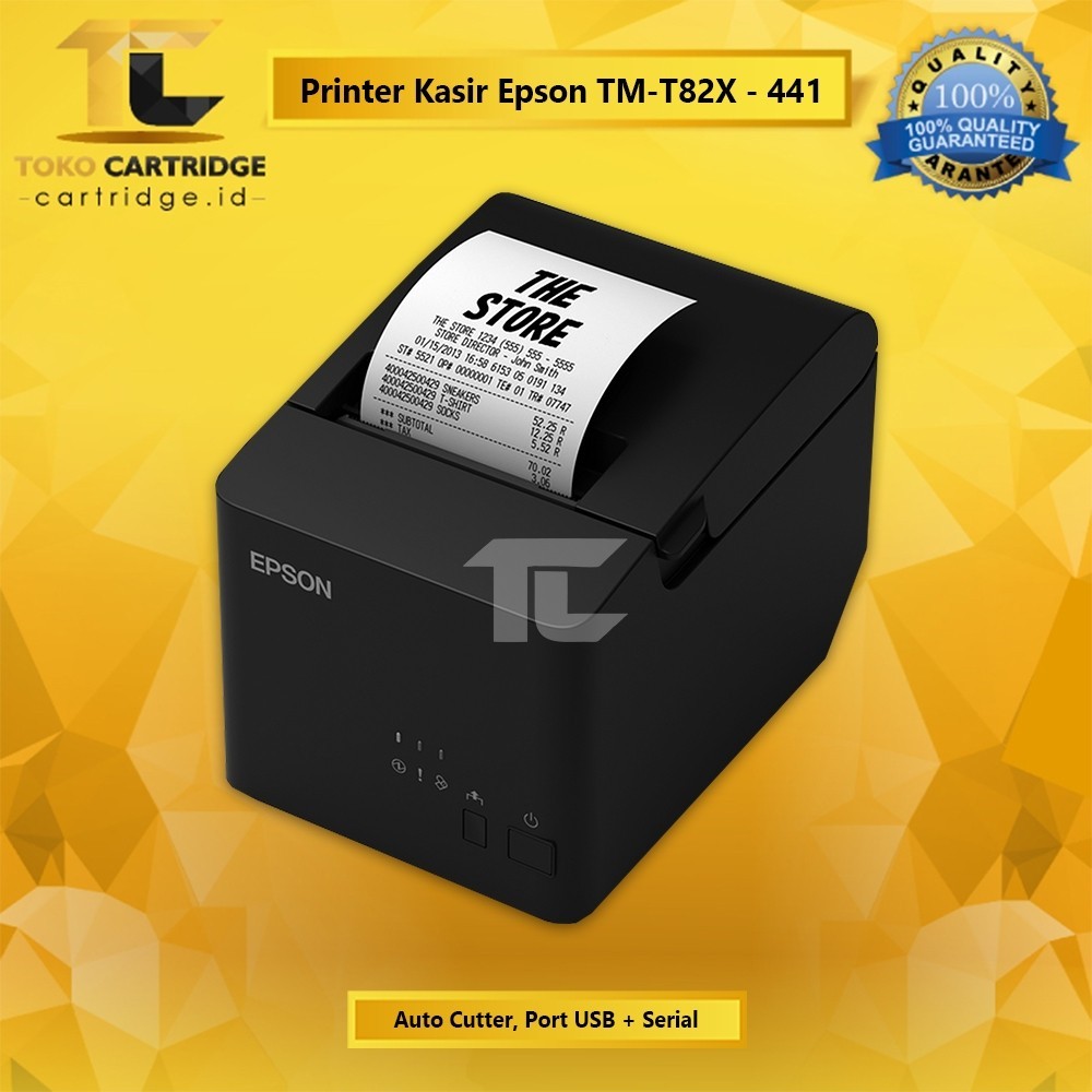Jual Printer Kasir Thermal Epson TM-T82X - 442 TM82x - 442 (Auto Cutter) Port LAN / USB Serial ...