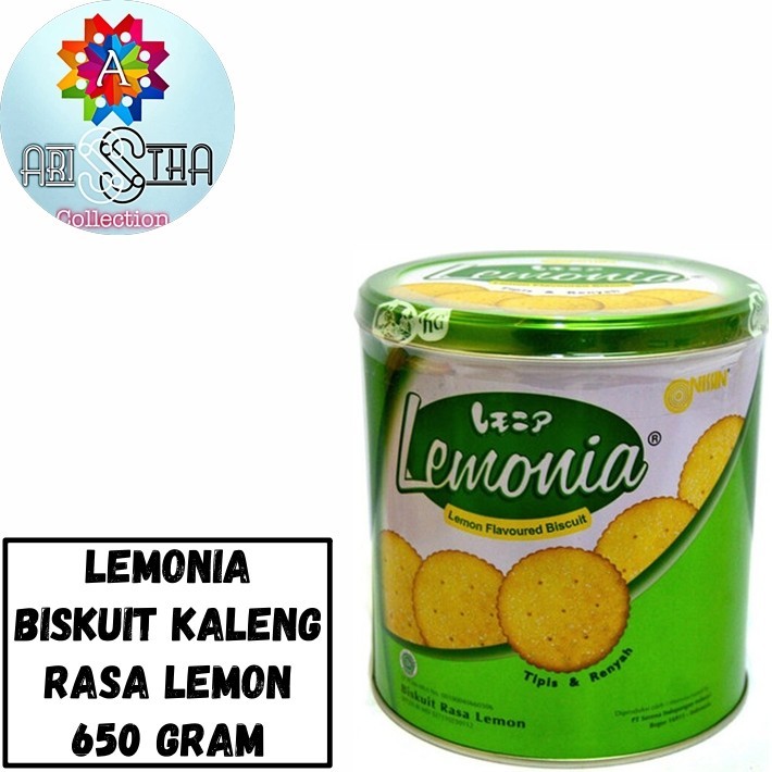 Jual Lemonia Biskuit Rasa Lemon Kemasan Kaleng 650 Gram | Shopee Indonesia