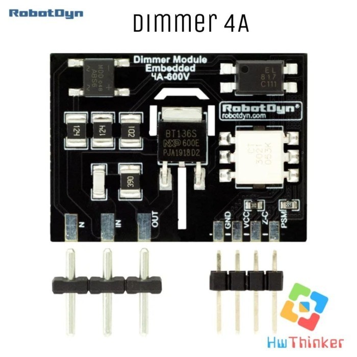Jual RobotDyn Embedded Dimmer Module 3.3V/5V logic 4A/16A 600V for ...