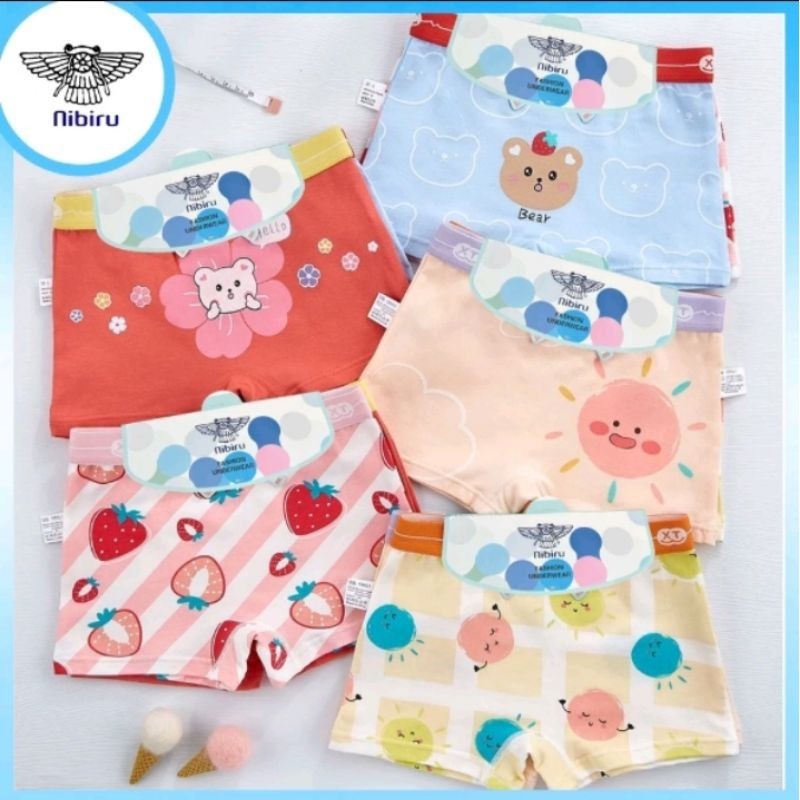 Jual Nibiru Kids Boxer Girl Isi 2 pcs | Shopee Indonesia