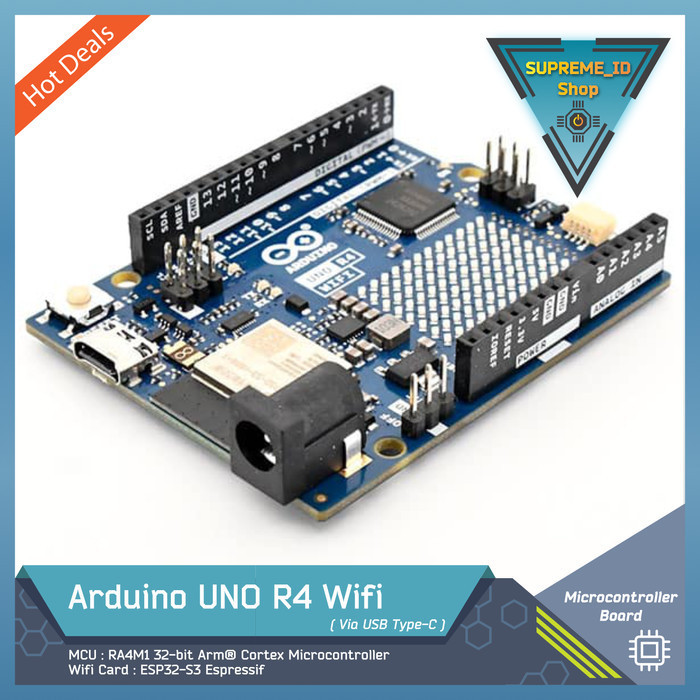 Jual Arduino Uno R4 Wifi Minima ESP32-S3 RA4M1 32-bit Arm ...