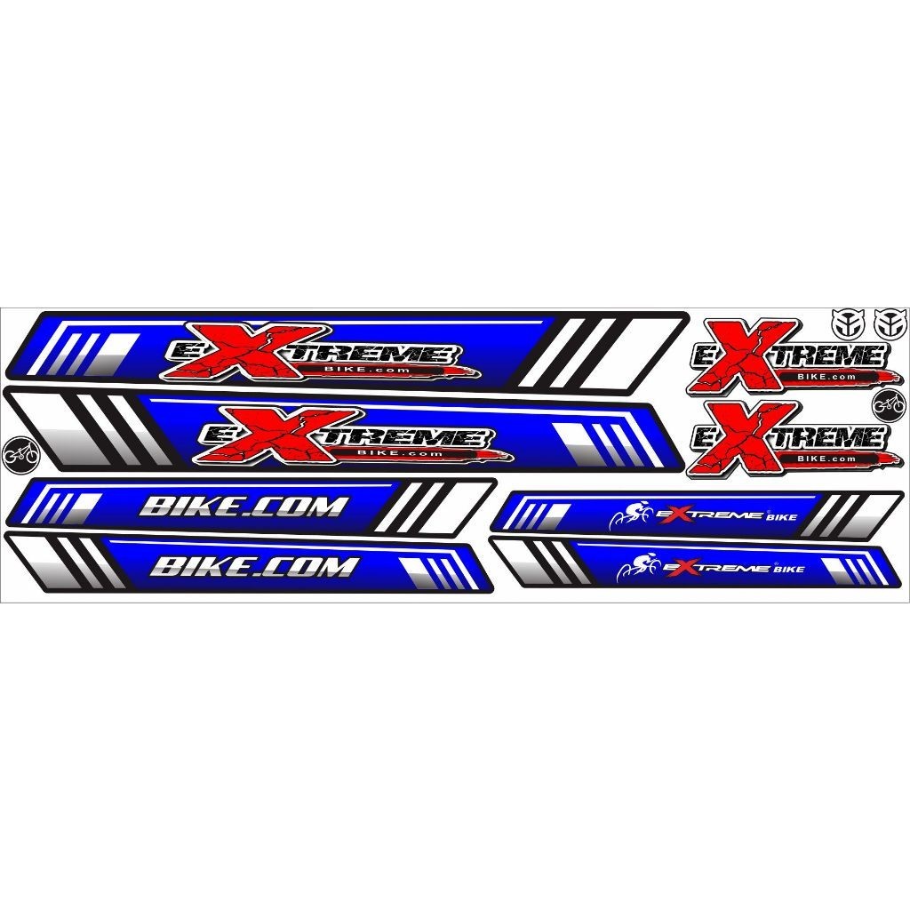 Jual VARIASI STIKER BMX STRIPING SEPEDA ALL BMX MOTIF SETIKER BIKE BMX ...
