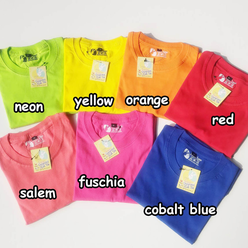 Jual Baju Kaos Anak UNISEX NEON SERIES Flash Diskon Sale Murah COD ...