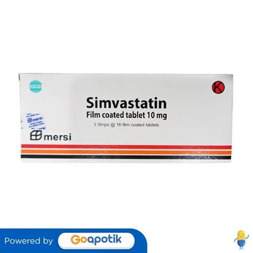 Jual Simvastatin Mersi 10 Mg Box 30 Tablet | Shopee Indonesia