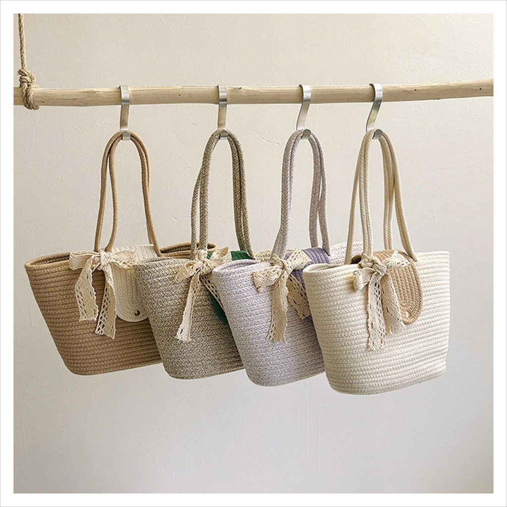 Jual Super Juragan {COD} Totebag JOVI Totebag Wanita Import Rajut ...