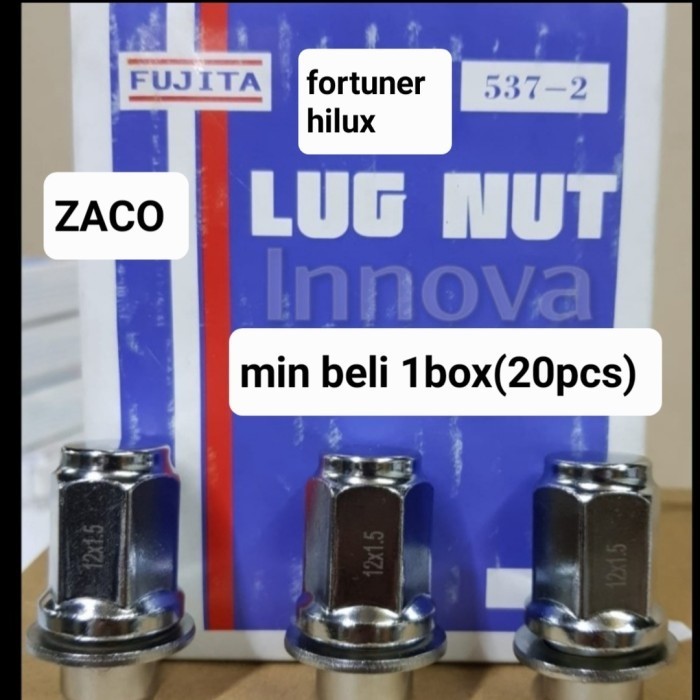 Jual MUR RACING INNOVA HILUX FORTUNER FUJITA 12x1.5 | Shopee Indonesia