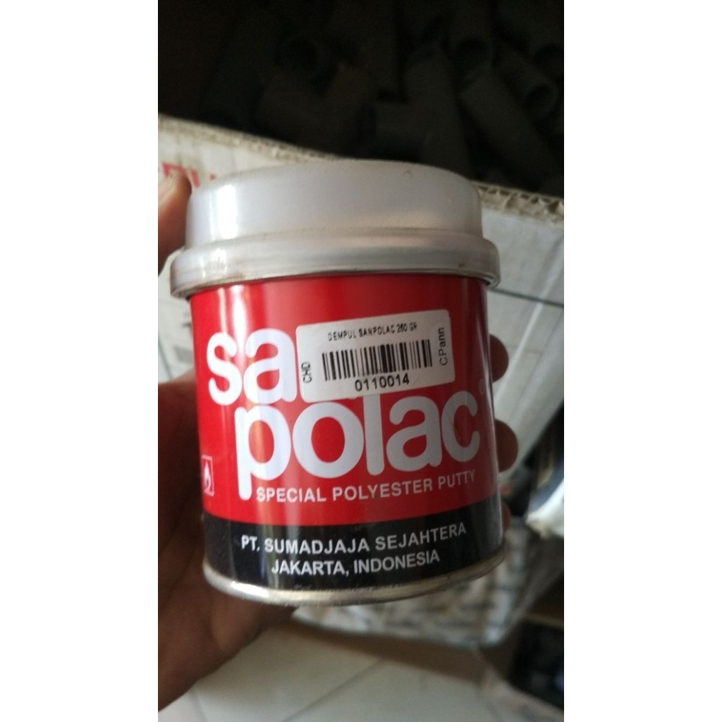 Jual Dempul Putty Sanpolac 250G Besi Logam Plastik | Shopee Indonesia