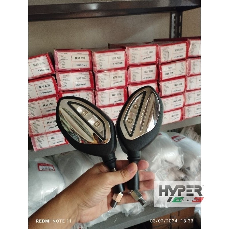 Jual Spion Bubut 3 Jari Spion Bubut Tangkai pendek Spion led bubut ...