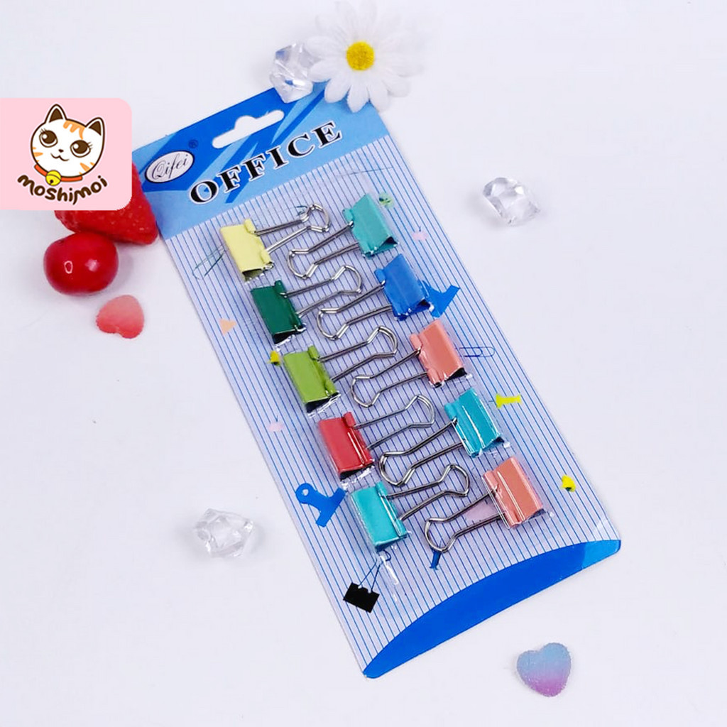 Jual Binder Clip / Paper Clip / Klip Kertas Besi (K) Warna - Warni Kar ...