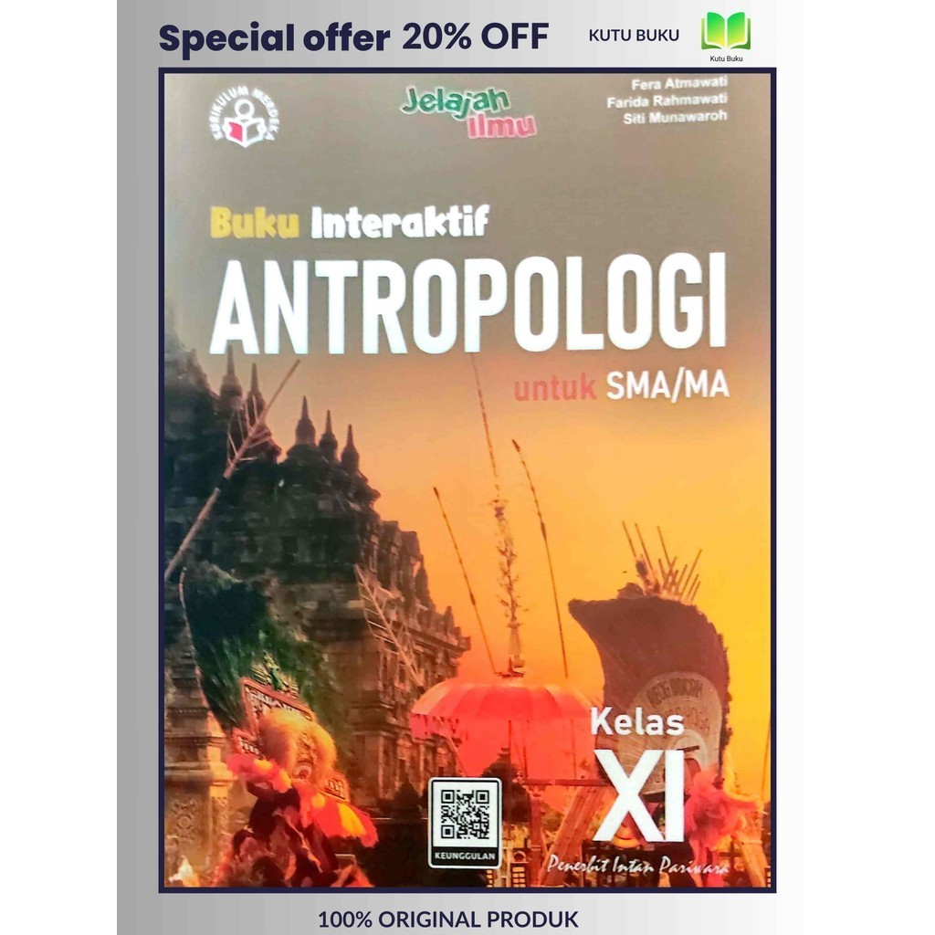 Jual Buku Interaktif ANTROPOLOGI SMA/MA Kelas 11/XI Kurikulum Merdeka Intan pariwara Edisi Baru ...