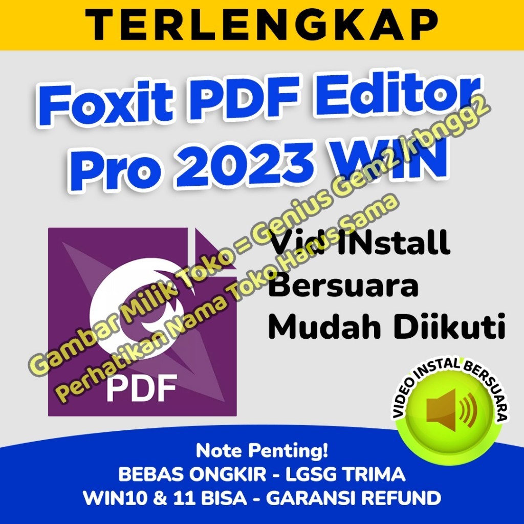 Jual Foxit PDF Editor Pro 2023 WIN FULL | Shopee Indonesia