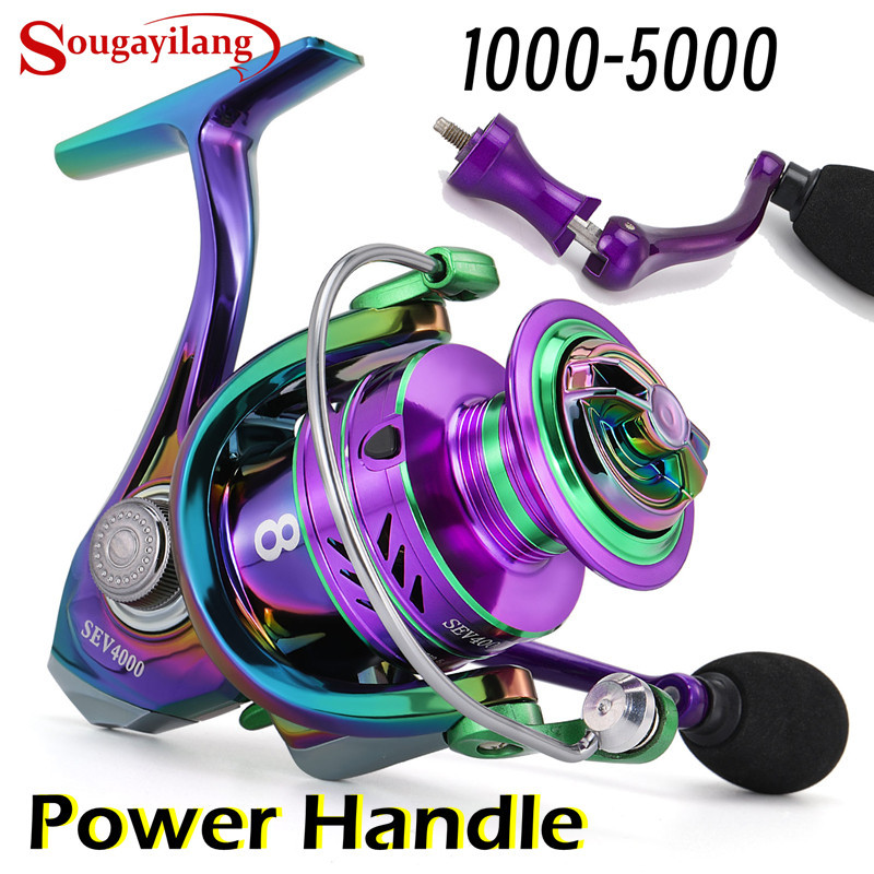 Jual Sougayilang Power Handle Reel Pancing Full Metal 1000-5000 5.2:1 ...