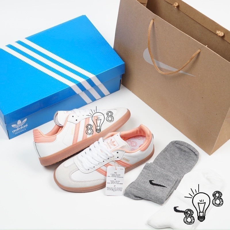 Jual Sepatu Samba OG Wonder Clay Pink White 100% BNIB | Shopee Indonesia