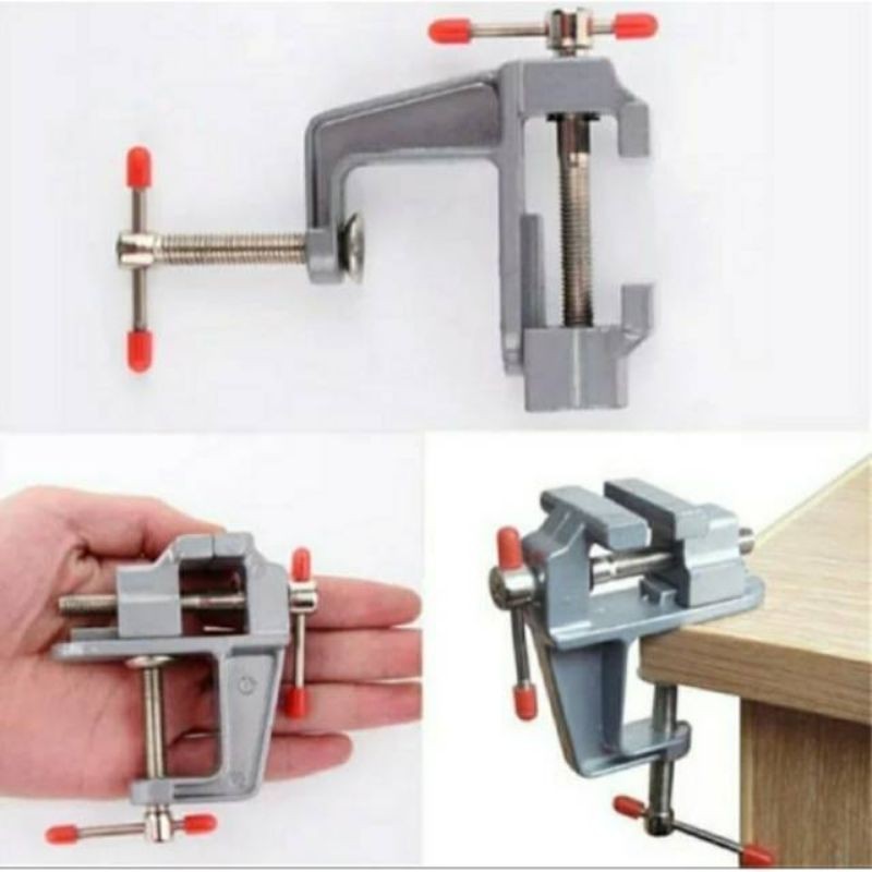 Jual Mini Bench Vice Tool Clamp Meja Catok Kerajinan Seni Perhiasan ...