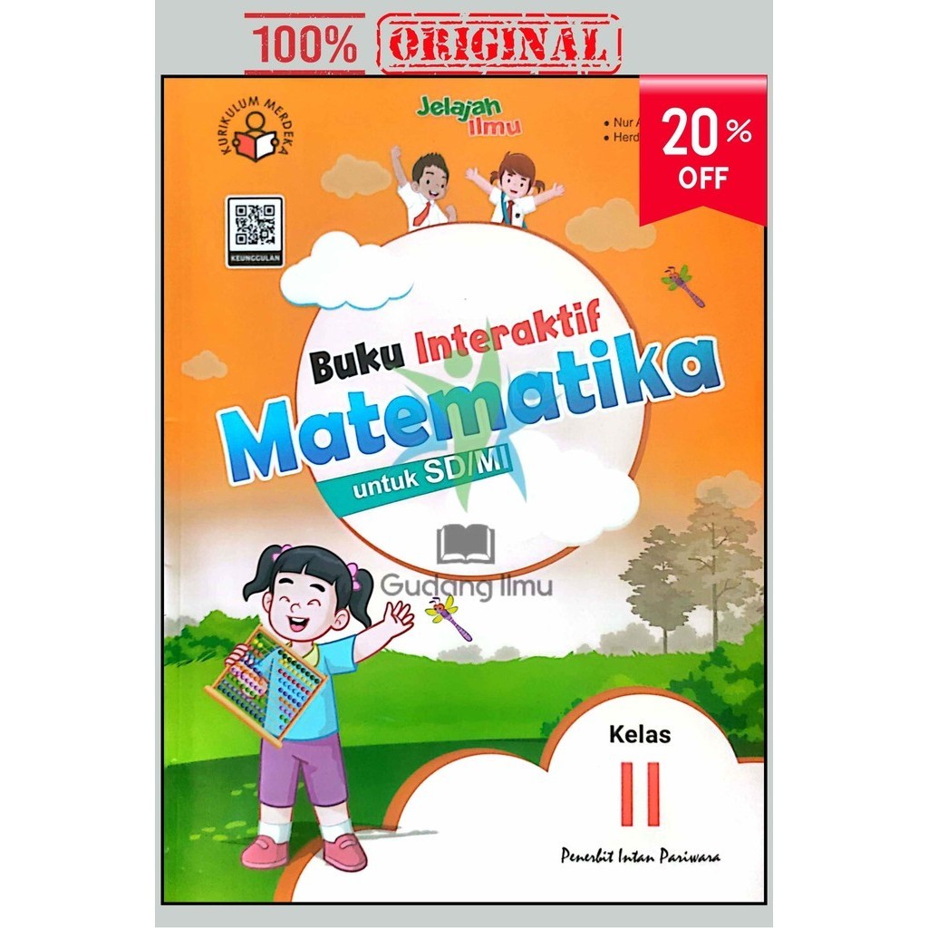 Jual Buku Interaktif Matematika SD/MI Kelas 1 Semester 1&2 Kurikulum Merdeka Intan pariwara ...