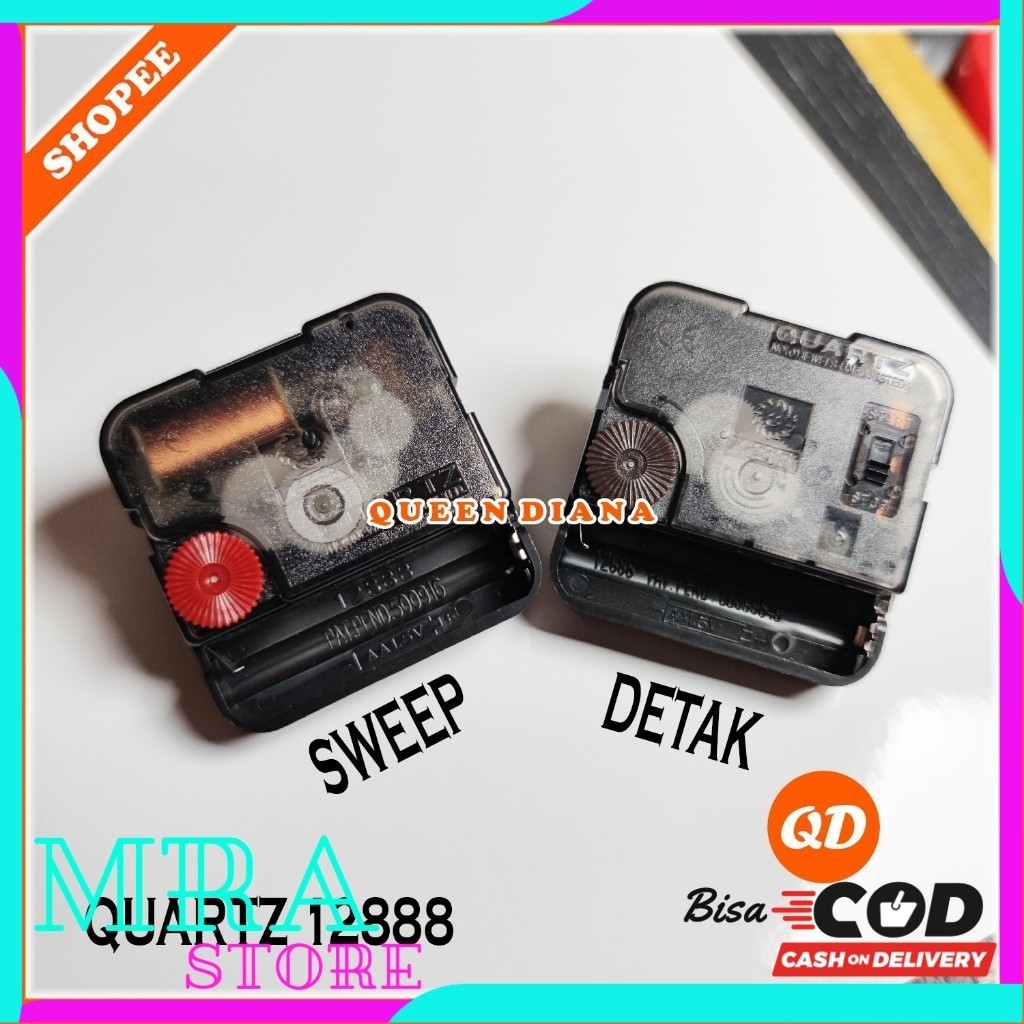 Jual mesin jam dinding sakana skp seiko quartz 12888 premium quality | Shopee Indonesia