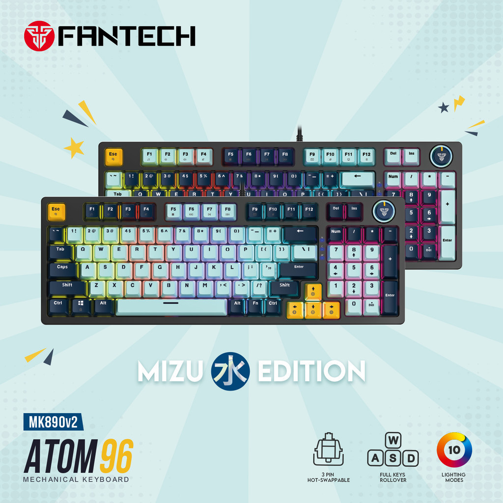 Jual Fantech Atom96 / Atom 96 V2 Mizu Edition Mechanical Gaming ...