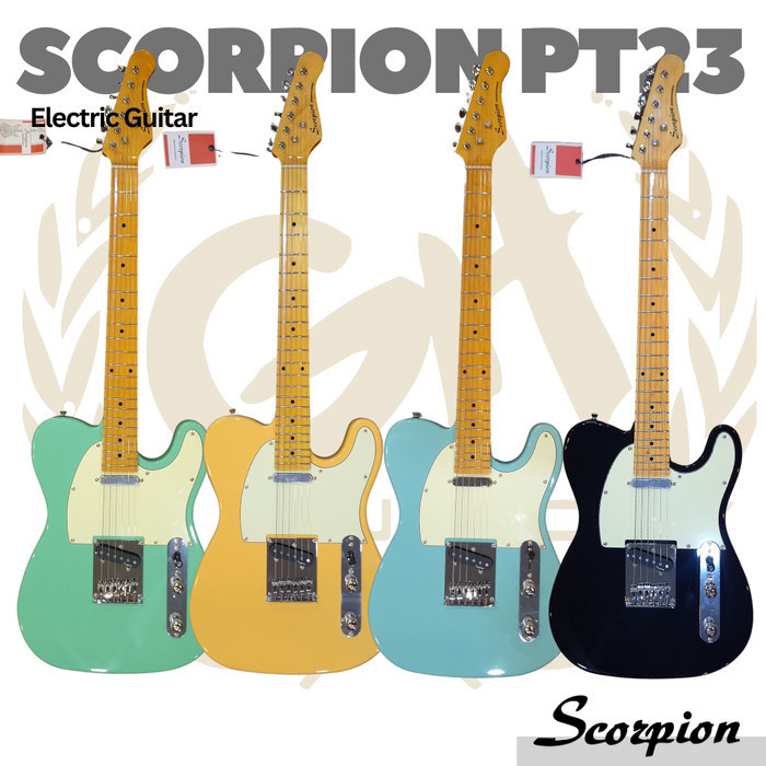 Jual SCORPION PT23 Premium Series Electric Guitar | Gitar Telecaster ...