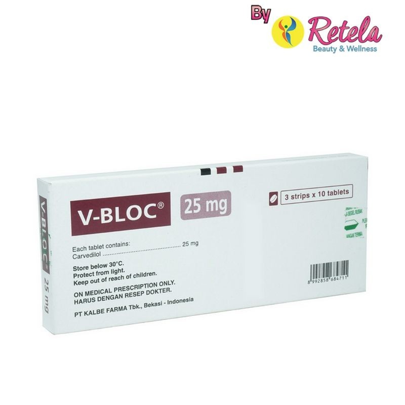 Jual V-BLOC 25MG 1 STRIP ISI 10 TABLET | Shopee Indonesia