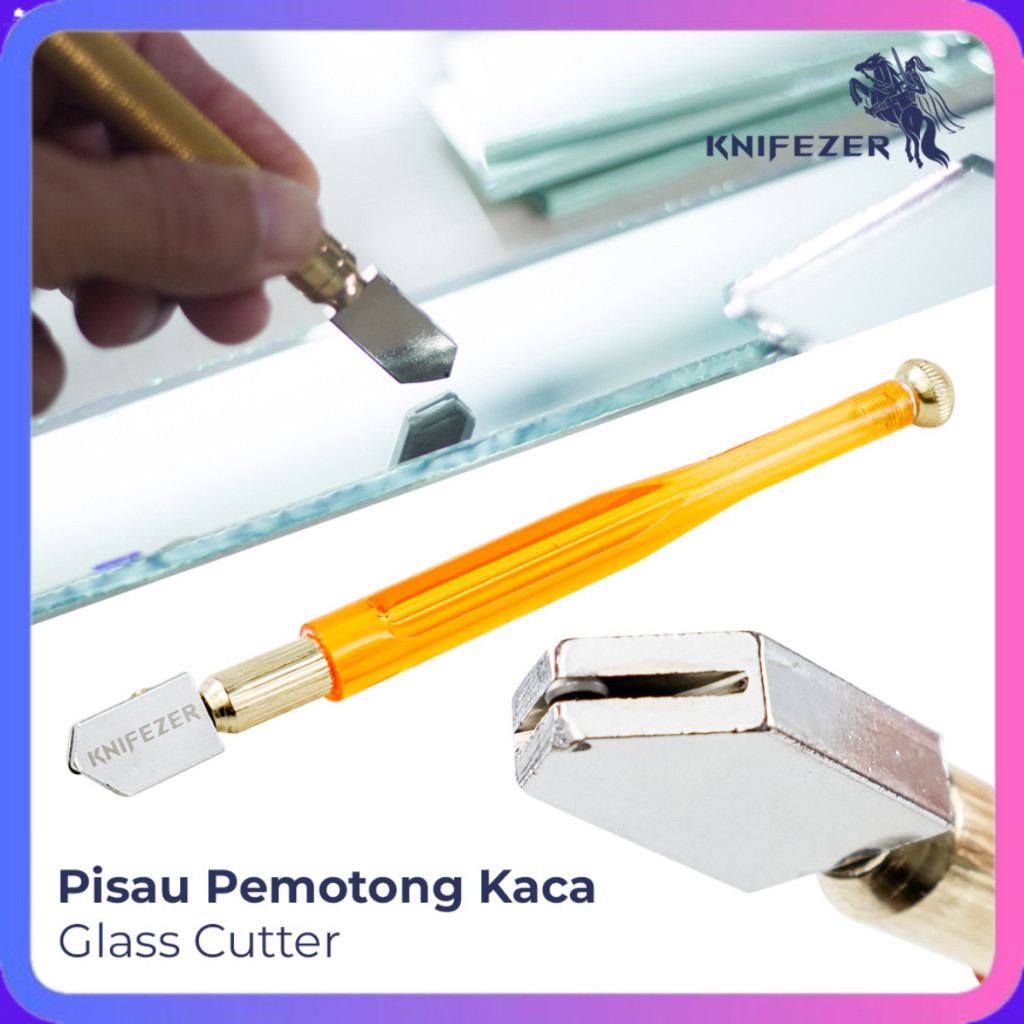 Jual Potong Keramik Pemotong Kaca Pisau Cutter Oil Glass KNIFEZER Pisau ...