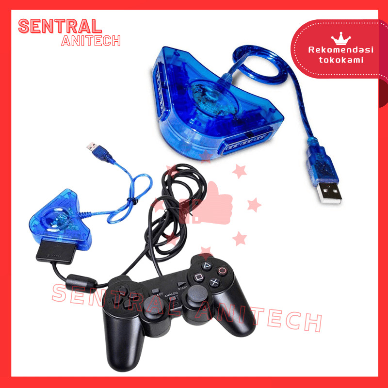 Jual 【sentral anitech】Converter USB 2 Slot Stik Stick PS2 ke PS3 ...