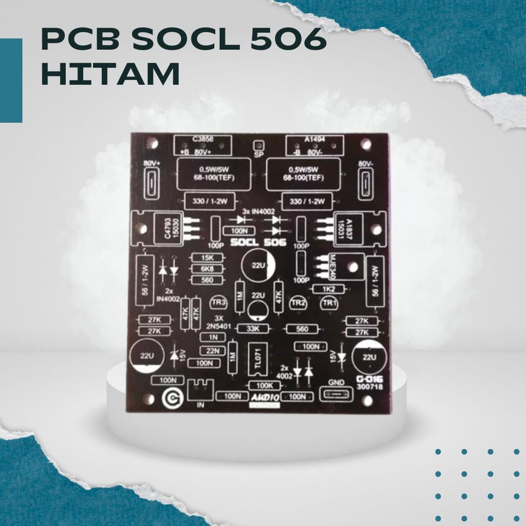 Jual PCB Driver Power SOCL 506 – Rangkaian Amplifier High Power ...