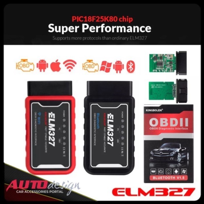 Jual Original Chip V1.5 / Car Diagnostic OBD II/OBD2 ELM327 Bluetooth | Shopee Indonesia
