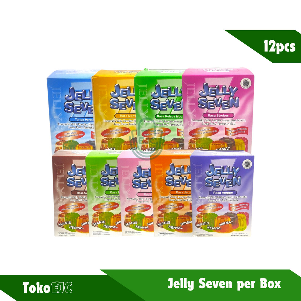 Jual Agar Jelly Seven per Box (isi 12pcs) Agar-agar | Shopee Indonesia