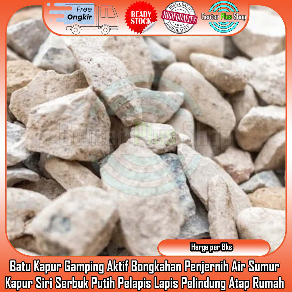 Jual Batu Kapur Gamping 3kg Aktif Bongkahan Penjernih Air Sumur Kapur ...