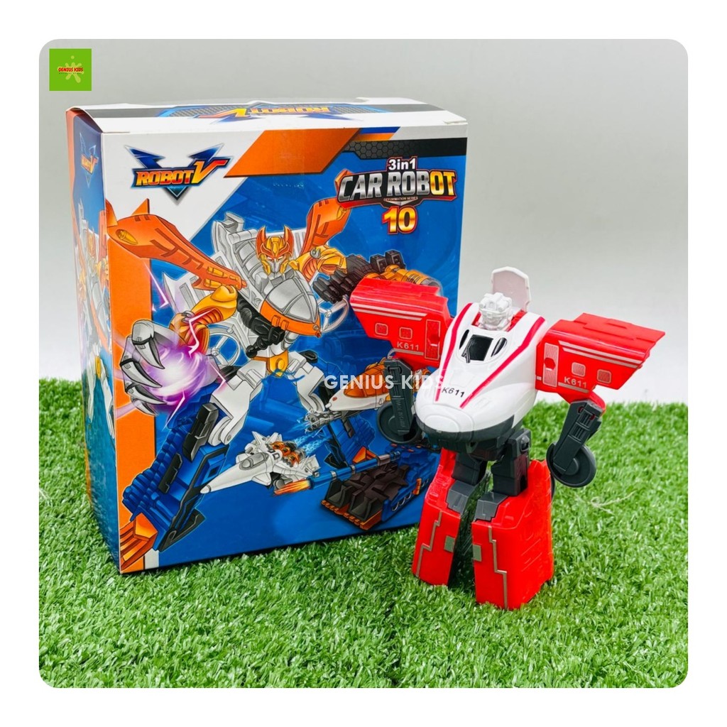 Jual Genius Kids Car Robot Transformer Kereta Cepat 3in1 | Shopee Indonesia
