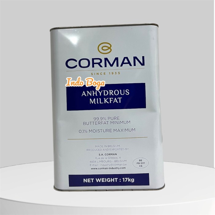 Jual KARTONAN Corman AMF Butter P1 3 17 kg / anhydrous milk fat ...
