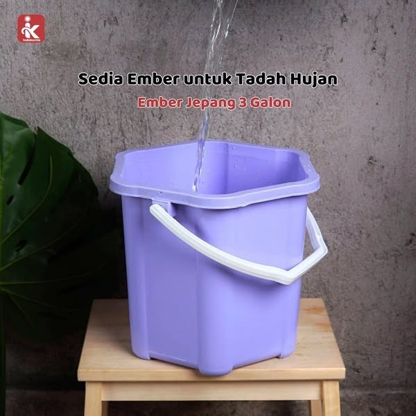 Jual MICTON Ember Jepang 3 Galon 11.36L Pastel Premium Ember Anti Bocor ...
