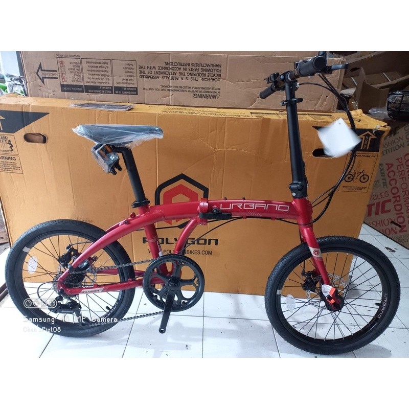 Jual Sepeda Lipat Seli Folding 20 inch POLYGON URBANO 2 / 2.0 7 SPEED ...