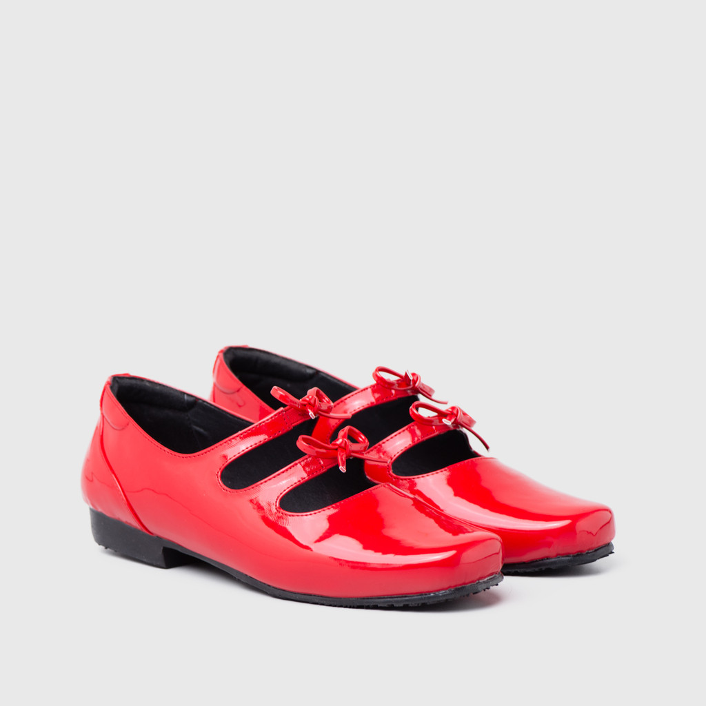 Jual Adorable Projects - Madison Flat Shoes Patent Red (FPS) | Shopee ...