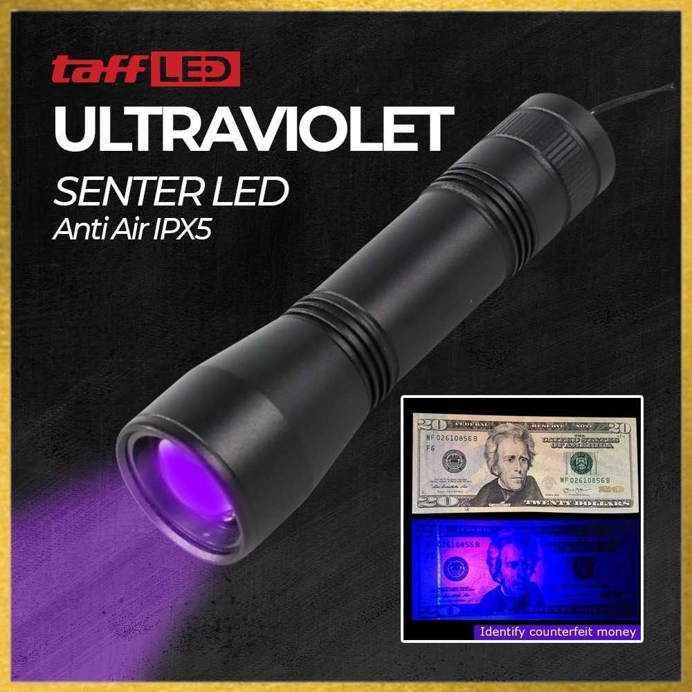 Jual TaffLED Senter LED Ultraviolet UV Light Waterproof with Zoomable Head - CT1 | Shopee Indonesia