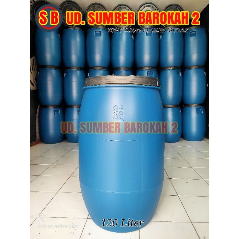 Jual AS87DF43 tong tempat sampah 120L/gentong air,tong biru dan drum ...