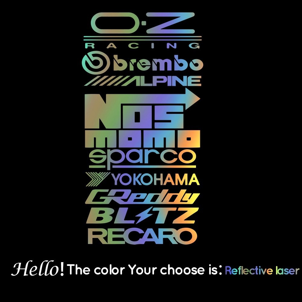 Jual Cartoon JDM racing KIT Stickers Voiture Creative Vinyl Sticker On ...