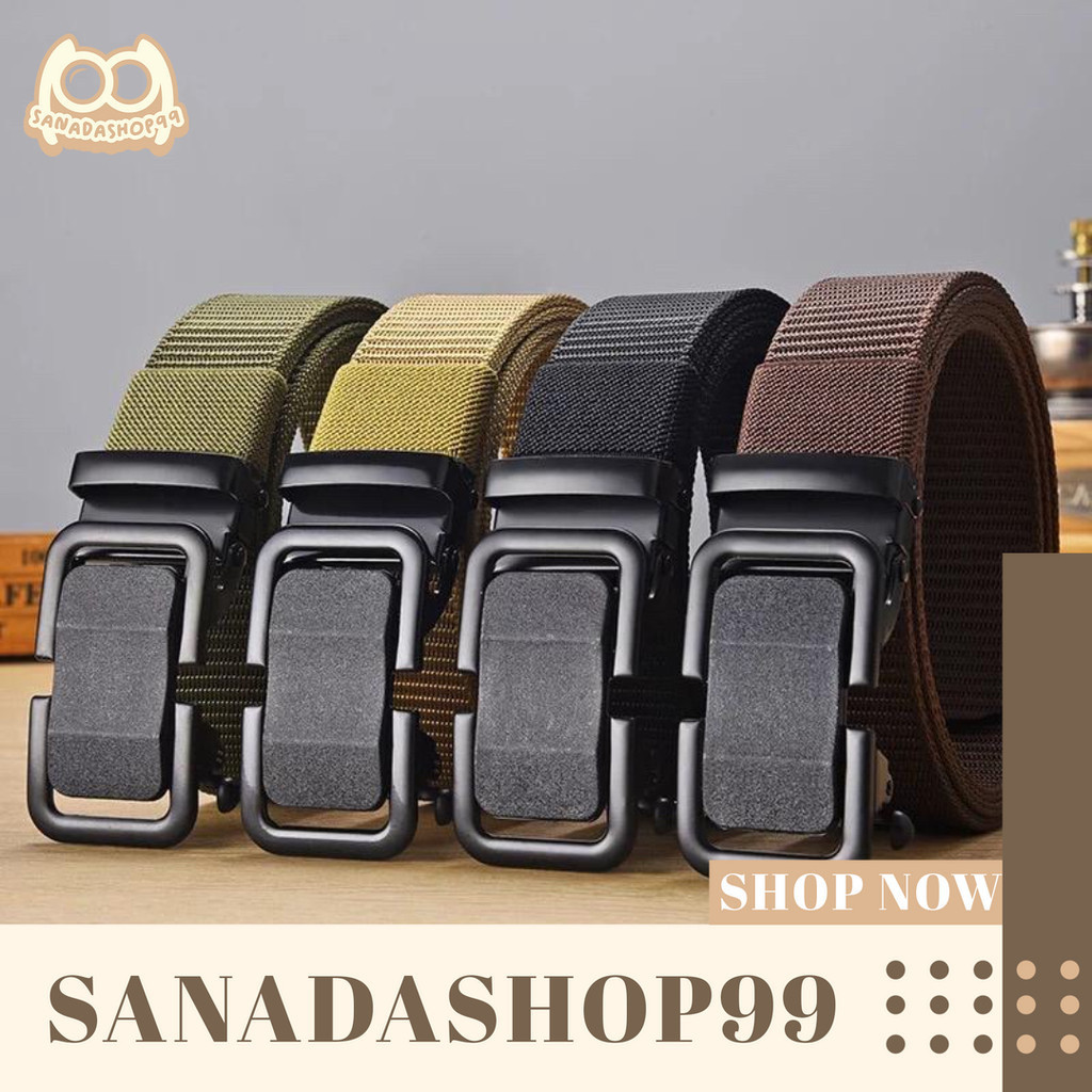 Jual (SB05) Ikat Pinggang Pria Sabuk Pria Bahan Nylon Canvas Model Rel ...