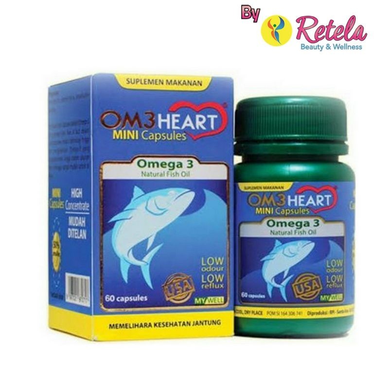 Jual OM3HEART OMEGA 60 CAPSUL | Shopee Indonesia