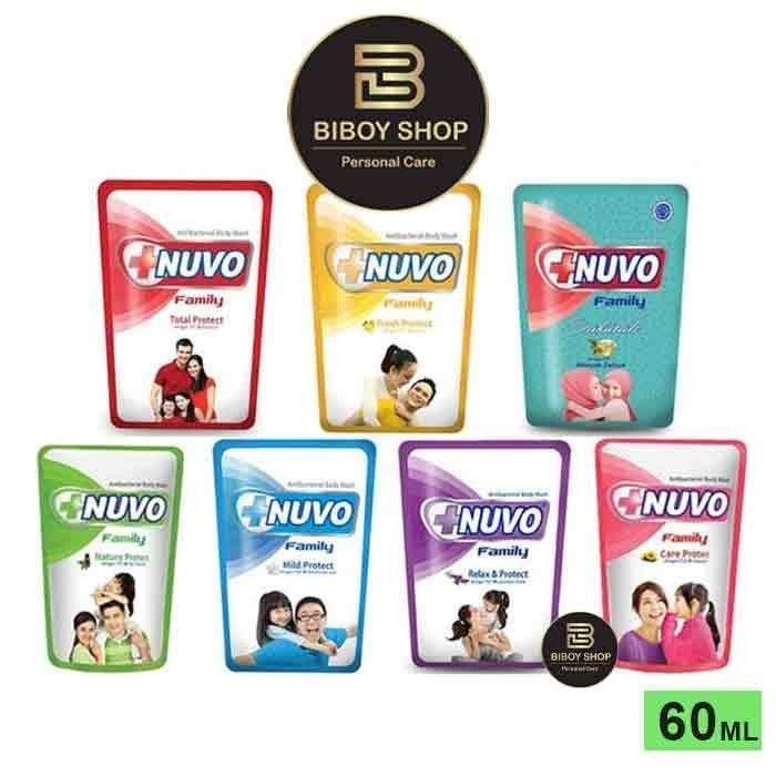Jual SABUN CAIR NUVO FAMILY 60ml - SABUN CAIR NUVO FAMILY REFILL ...
