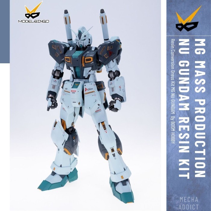 Jual MG Resin Conversion Kit RX-94 Mass Production Nu Gundam by Model ...