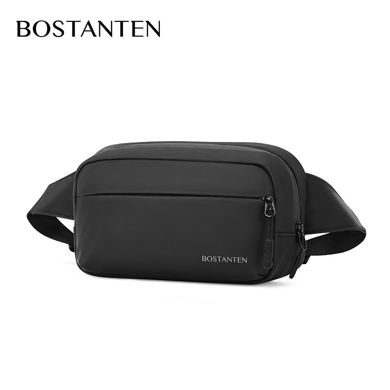 Jual BOSTANTEN Tas Pinggang Pria Tahan Air Tersedia Hitam/Abu-abu ...