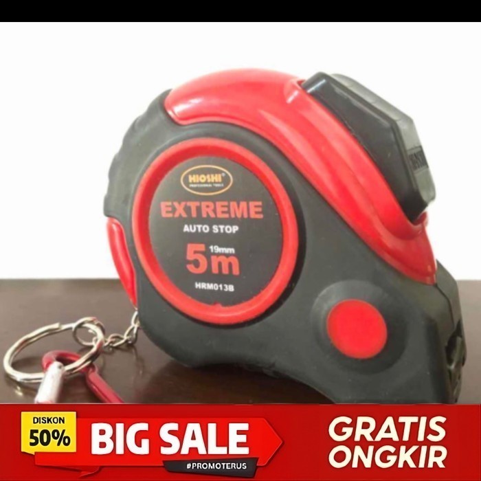 Jual Rol Meter Hioshi Extreme 7.5 meter / Meteran merek hioshi extreme ...