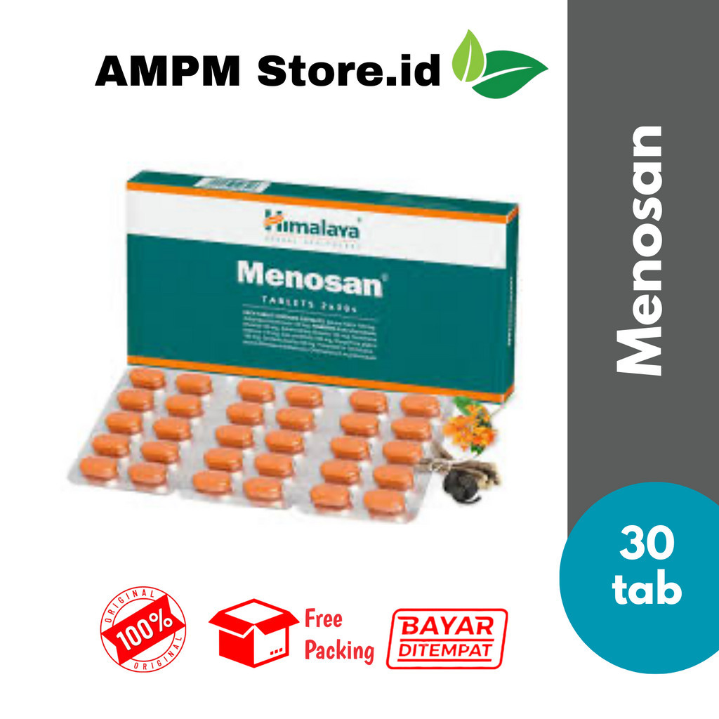 Jual Himalaya Menosan untuk meredakan gejala menopause 1 Strip 30 tab ...