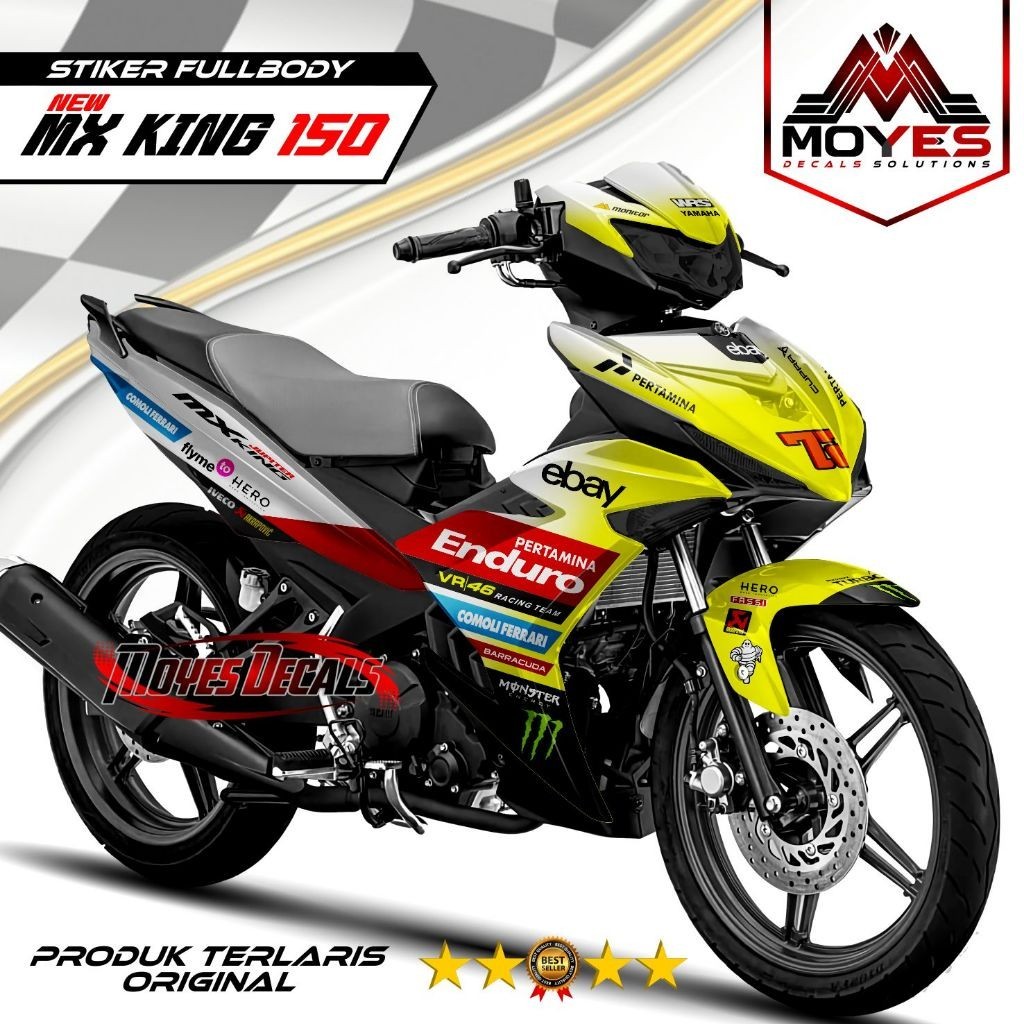 Jual Decal Mx King 150 Fullbody Decal Stiker Yamaha Mx King 150 ...