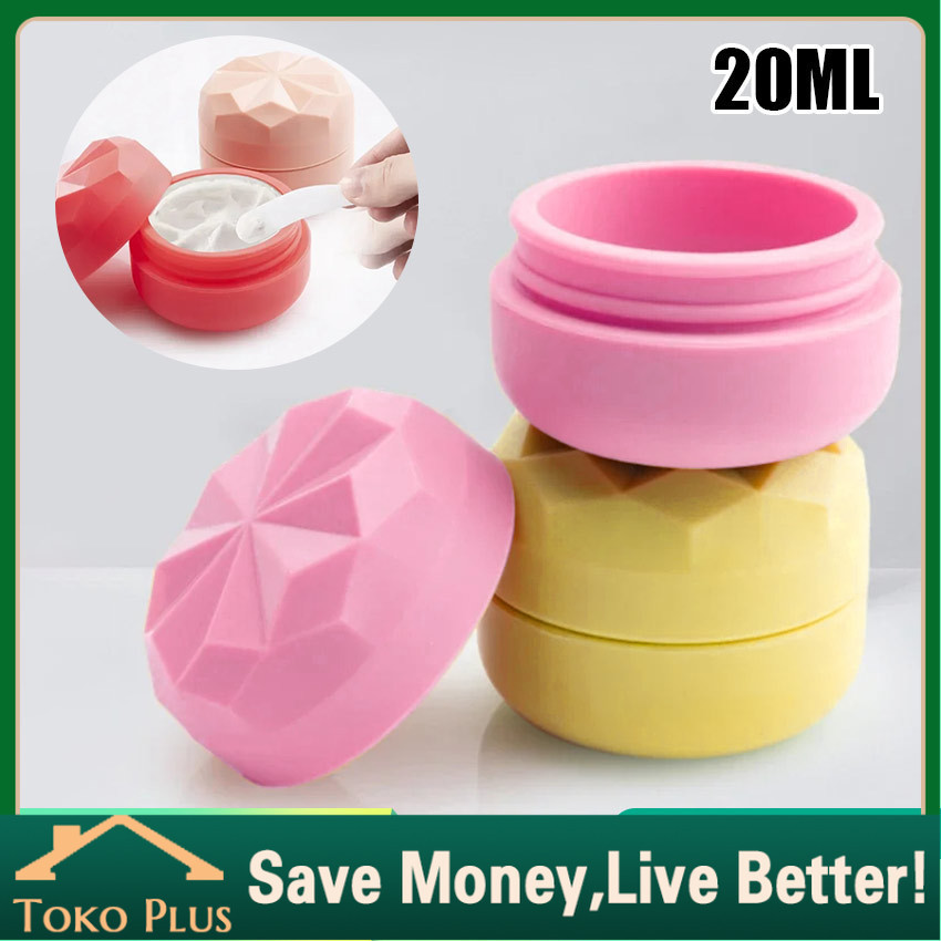 Jual Silikon Pot Wadah Krim Mini Traveling 25gr Pot Jar Cream Bening ...