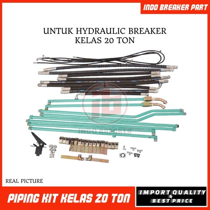 Jual PIPING KIT PC200 SK200 ZX210 R220 XCMG210 SY215 ZE210 CAT320 ...